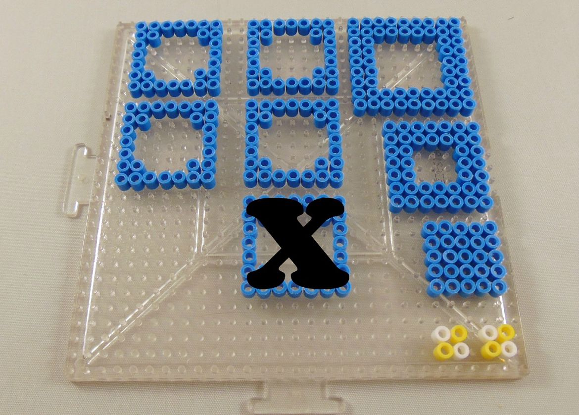 Easy to make 3D Perler Bead TARDIS – Krysanthe